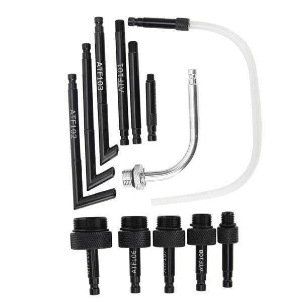 13 Pcs ATF Filling Adapter Carbon Steel Transmission Oil Refill Fluid ...