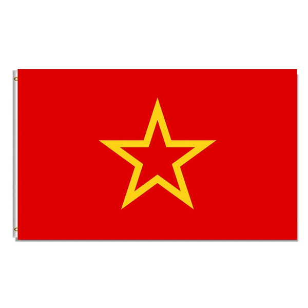Red Star CCCP Flag 90x150CM Union Of Soviet Socialist Republics Indoor ...
