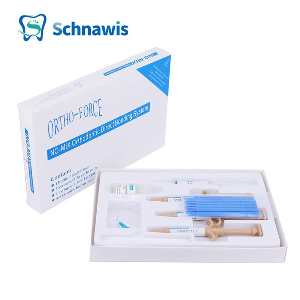 Dental Orthodontic Self-cure Adhesive Full Kit Adhesive Bondable Glue ...