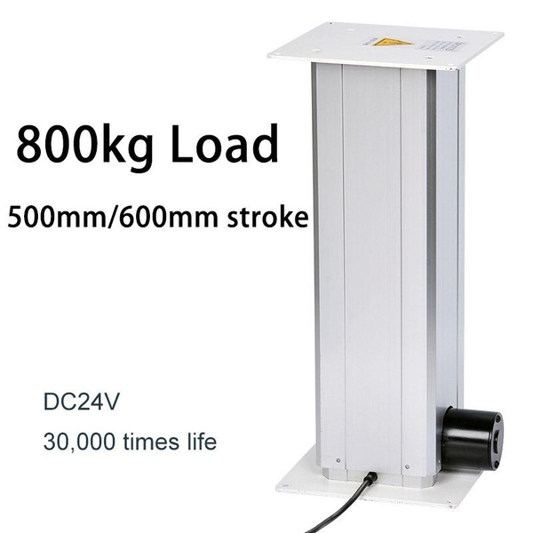 800kg Load Electric Lifting Column Aluminum Elevator 500MM/600MM Stroke ...