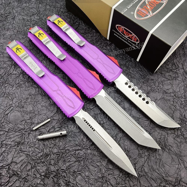 NEW OTF BENCHMADE Safety Cutting Knives OTF Auto Spring Assisted Open ...