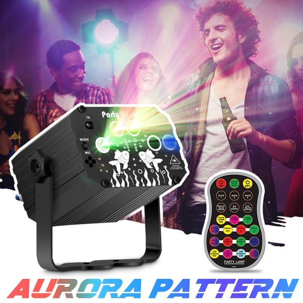 Multi-Patterns Mini RGB Aurora Star Laser Projector UV Stage Disco ...