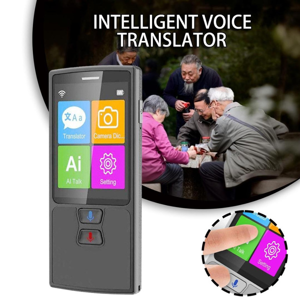 New Language Voice Translator Device Portable Translator 2 Way 72 ...