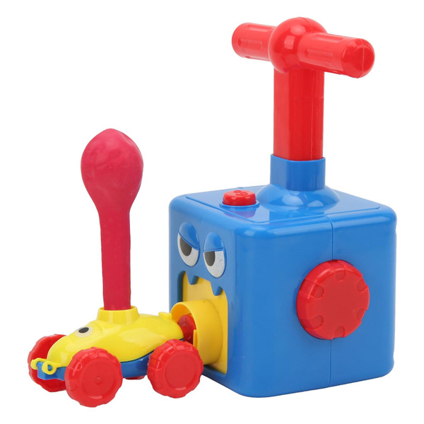 Kids Balloon Powered Cars Press Type Manual Pump Balloon Car Science ...