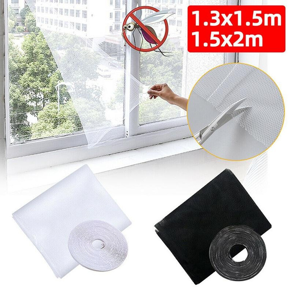 Anti Fly Mosquito Net Window Screen Mesh Self-adhesive Mosquito Insect ...