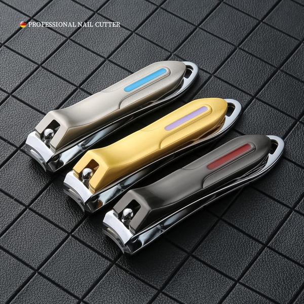 1Pc Stainless Steel Nail Clippers Manicure Fingernail Cutter Thicken ...