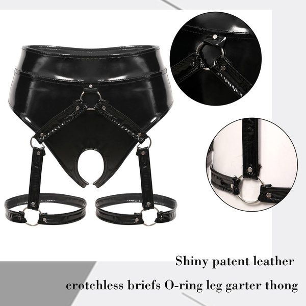 Women's Lingerie Garter Thong Cut Out Rave Skinny Elastic Bottom | Wish