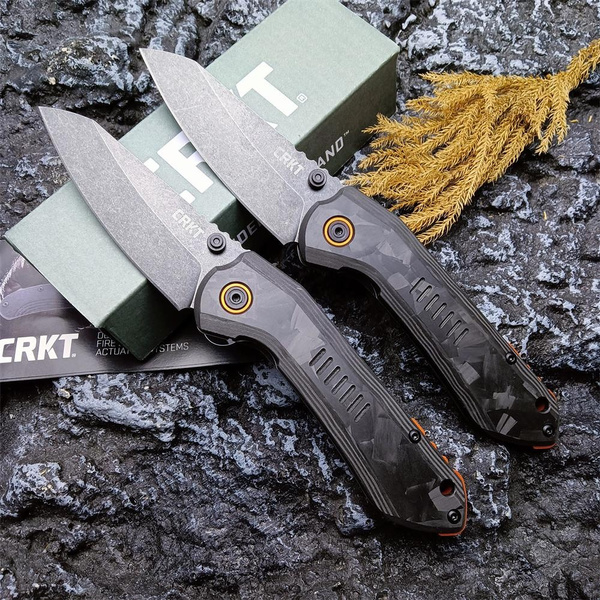 Outdoor Tactical CRKT 6280 Pocket Folding Knife 8Cr13MoV Blade 420 ...