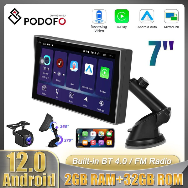 PODOFO Android 12.0 Portable Smart Player [2G+32G] 7 "Support Automatic ...