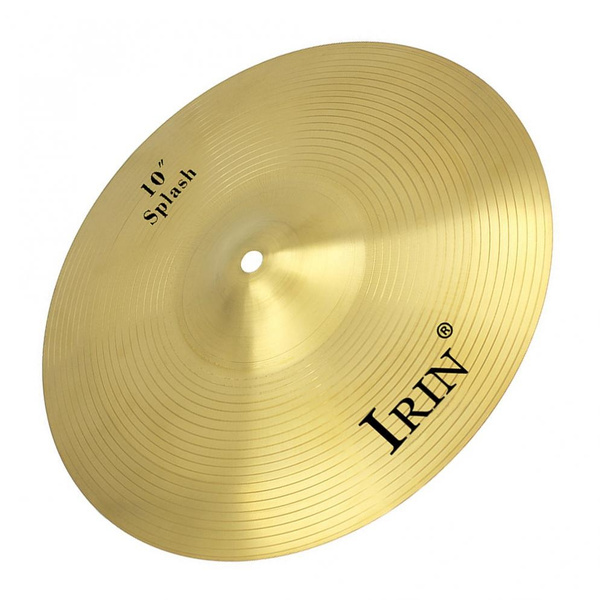 10 Inch Golden Brass Alloy Splash Crash Cymbal Drum Instrument for ...