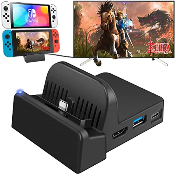 Switch Dock for Nintendo Switch, Portable Nintendo Switch Docking ...