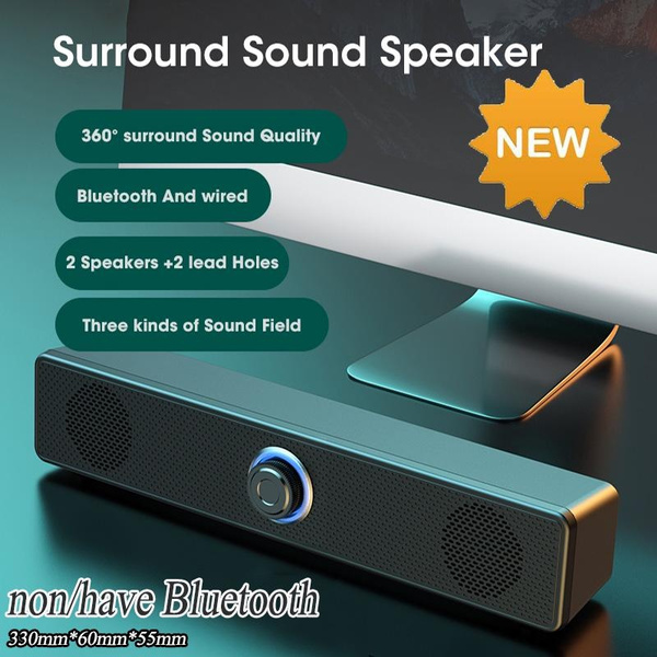 Home Theater Sound System Bluetooth Speaker 4D Surround Soundbar ...