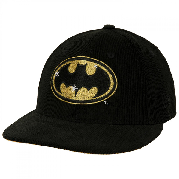 Batman 1989 Logo Corduroy Low Profile New Era 59Fifty Fitted Hat | Wish
