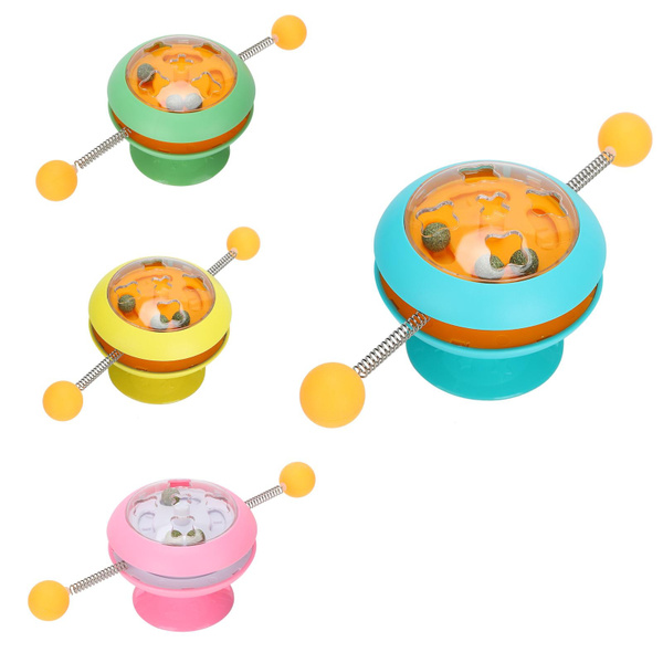 Cat Turntable Teasing Toys, Stable Cat Windmill Toy for Cats | Wish