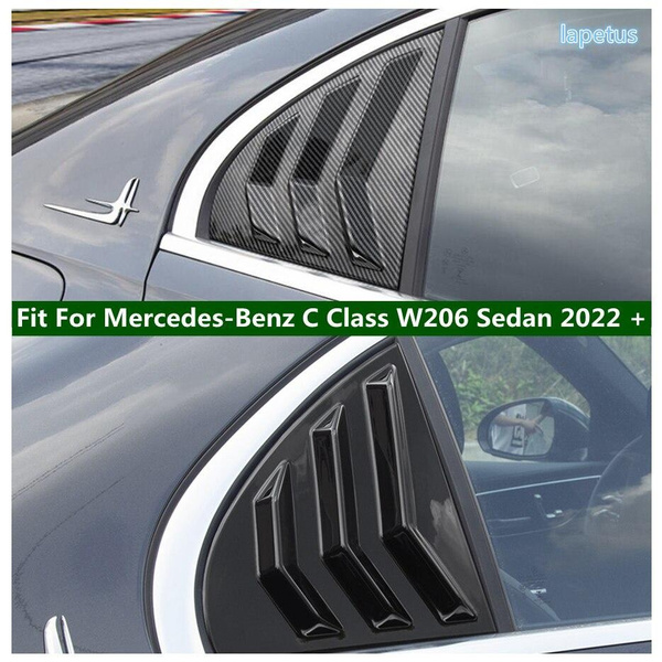 Car Rear Window Louver Shutter Side Vent Cover Trim For Mercedes-Benz C ...
