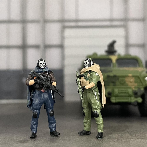 Classic 1/64 Scale Resin Model Anti-terrorist Soldier Ghost Simon ...
