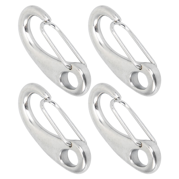 Boat Clips for Flag Ropes 70mm Heavy Duty Snap Rope Hook Stainless ...