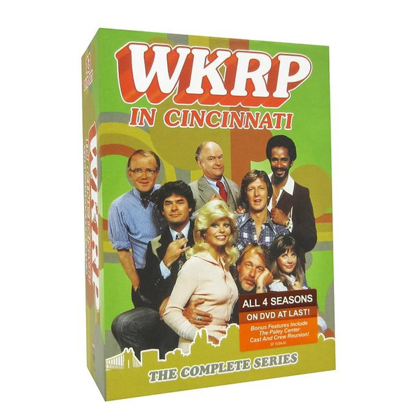 WKRP In Cincinnati Complete Series Season 1-4 DVD 13-Disc Movie Box Set ...