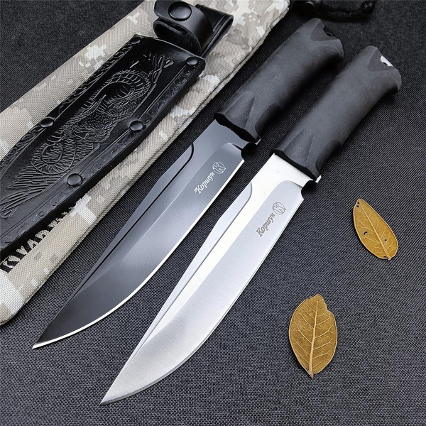 Russian Phoenix Military Tactical Knife Fixed Blade D2 Steel Hunting ...
