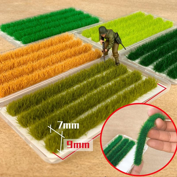 Box 9mm Simulation Static Grass Model Grass Cluster DIY Diorama Model ...