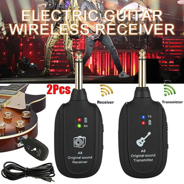 2Pcs/Set Wireless Guitar Instrument Pickups Guitar Bass and Violin ...
