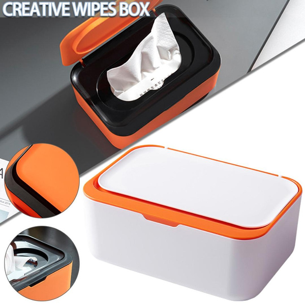 New Wet Wipes Dispenser Tissue Box Holder Baby Wipes Storage Box with ...