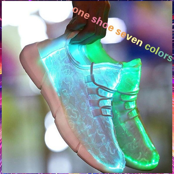 NEW UncleJerry Size 25-46 New Summer Led Fiber Optic Shoes for girls ...