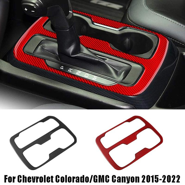 Carbon Fiber Center Console Gear Shift Panel Cover & Cup Holder Sticker ...