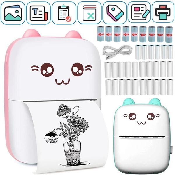 New Bluetooth Thermal Printer Portable Mini Label Printer Pocket Smart Printer With Printing