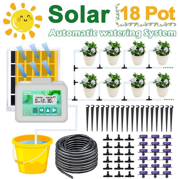 Solar Energy Automatic Watering Device Intelligent Watering Timer Water ...