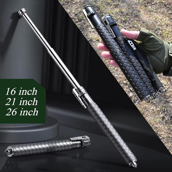 Portable Telescopic Baton Self-defense Sticks with Window Breaker ...