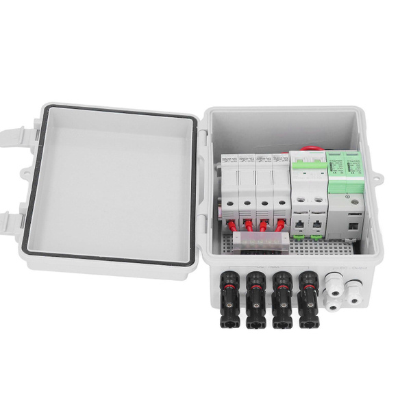 4 String Solar Combiner Box with Arreste 10A Rated Current Fuse and ...