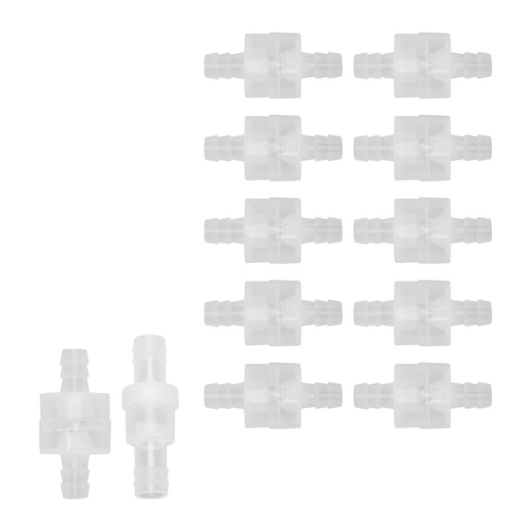 10Pcs One Way Check Valve Plastic Hose Check Valve Diaphragm Check ...