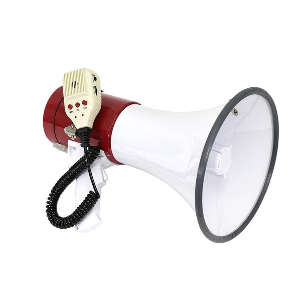 SA-MEGA8 Professional 8" Medium Bell Megaphone Bullhorn with Detachable ...