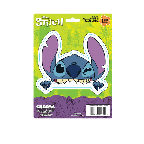 Stitch Peeking 6"x8" Car Window Decal | Wish