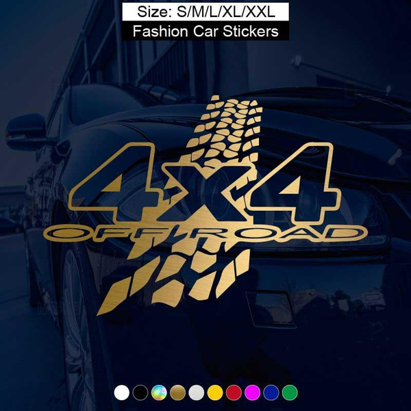 1PC NEW 4X4 OFF-ROAD Mud Funny Vinyl Decals Waterproof Sticker Car ...