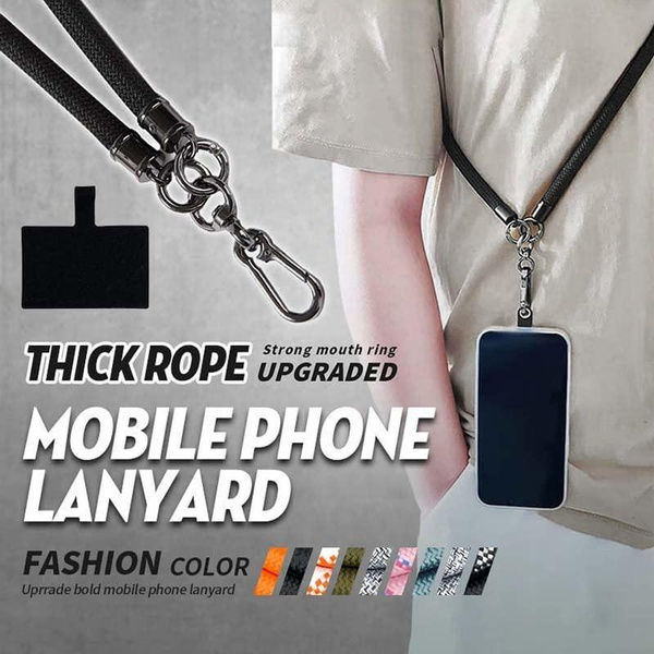Thick Rope Cell Phone Lanyard Spacer, Anti Phone Theft Strap, Phone ...