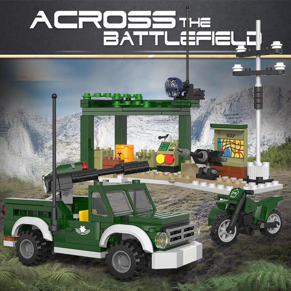 World War II Military Model Wheeled Armored Vehicle Small Military ...