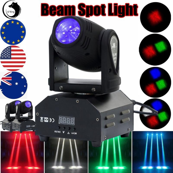 Portable Mini Moving Head Light4 In1 Stage Light Beam LED DMX512 Spot ...
