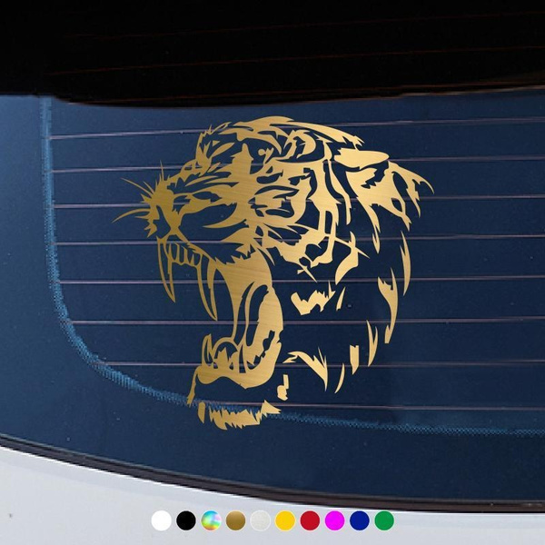 1PC Reflective Car Sticker Decals "tiger Head" for Car Body Windows ...