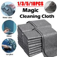 1/3/5/10PCS Magic Glass Wiping Cloth Streak Free Thick Magic Cleaning ...