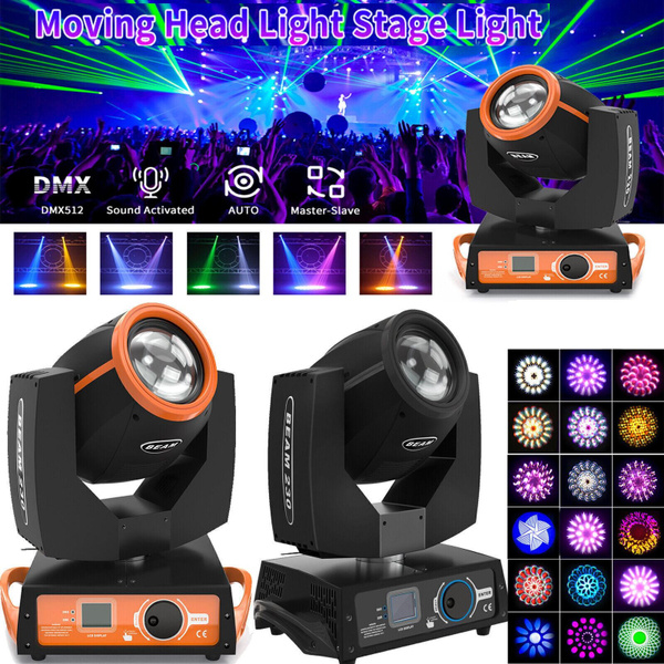 230W Beam Pattern 8 Prisms Moving Head Stage Effect Lighting 16CH ...