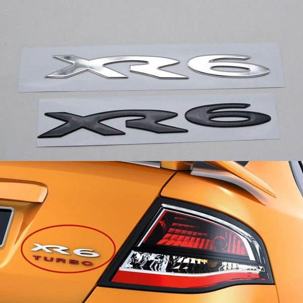XR6 logo Car Emblem Rear Trunk Tailgate Sticker Side Door Fender ...