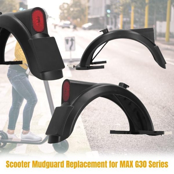 Electric Scooter Fenders Universal ABS With Tail Light Scooter Mudguard ...