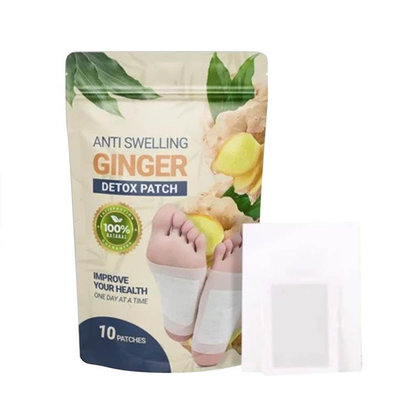 New 10pcs/bag Anti Swelling Ginger Detox Patch Patches Body Cleansing ...