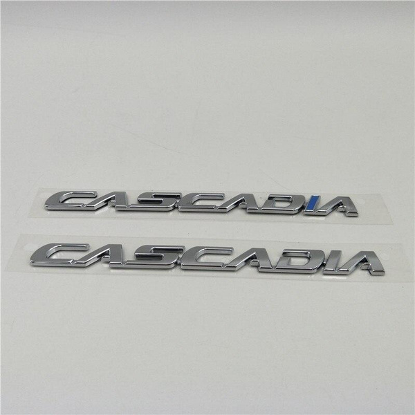 Cascadia logo Car Rear Trunk Lid Emblem Badge Nameplate Decal for ...