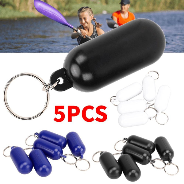 5Pcs Plastic Floating Keychain, Pill Shape Float Key , ABS Material ...