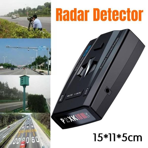 1PC Long Range Radar Detector Vehicle Speed Alarm System Front Rear ...