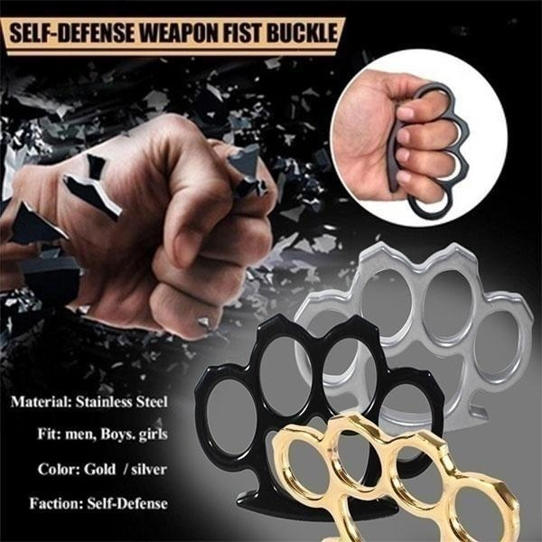 Brass Knuckles Tactical Survival Multi-Functional Self Defense EDC ...