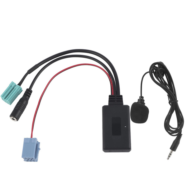 Car Music Adapter, Microphone Adapter Auxiliary Cable Stereo 5.0 6Pin ...